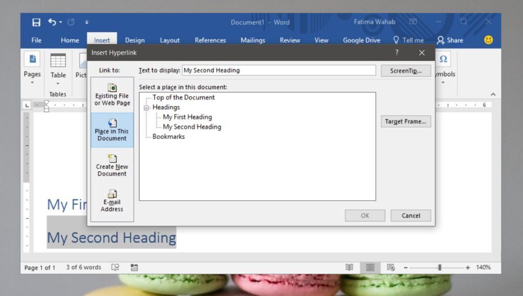 How To Add In Document Links In Ms Word