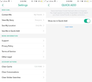 How To Turn Off Quick Add On Snapchat For Your Account