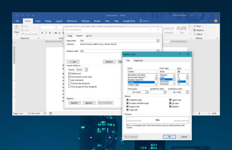 How To Apply Formatting To All Instances Of A Word Or Character In MS Word