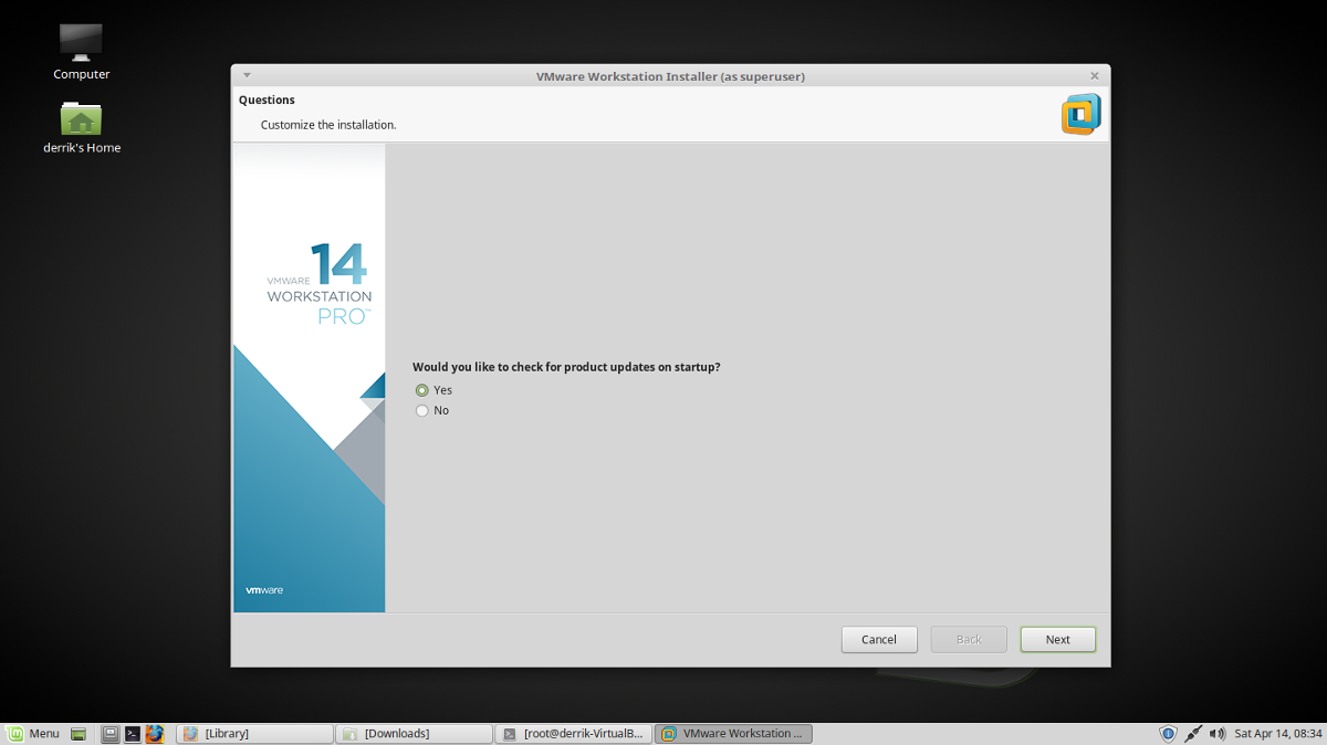 How To Install VMWare Workstation Pro 14 On Linux