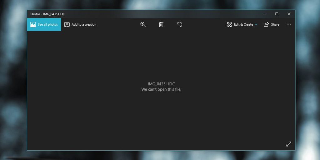 How To Enable Support For HEIC And HEVC Files In Photos On Windows 10