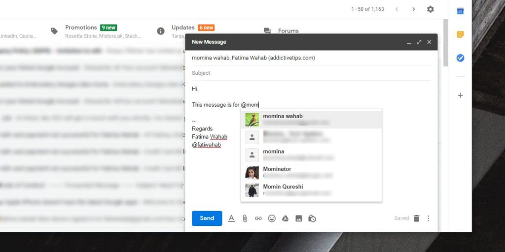 How To @ Mention People In Gmail