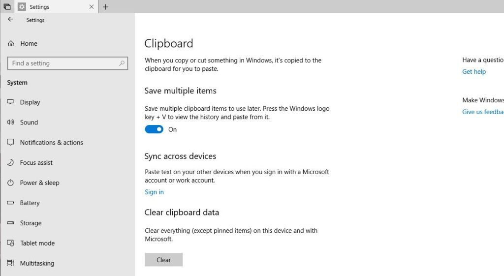 How To View And Sync Clipboard History On Windows 10