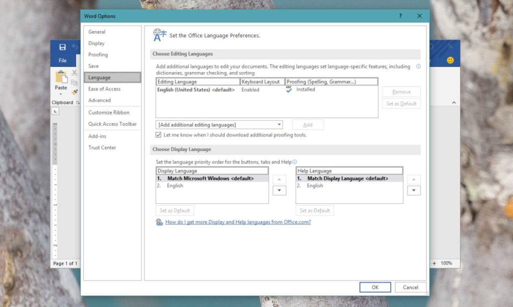 How To Switch Between British And American Spellcheck In Microsoft Word