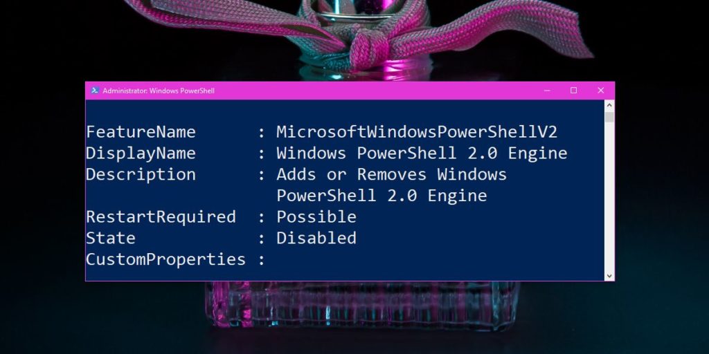 How To Disable Windows PowerShell 2.0 On Windows 10