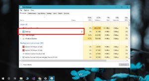 What Are These Icons In The Task Manager Status Column On Windows 10?