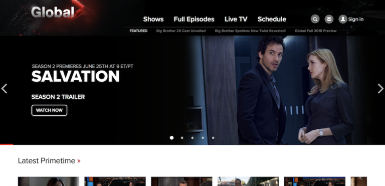 How to watch Global TV outside Canada