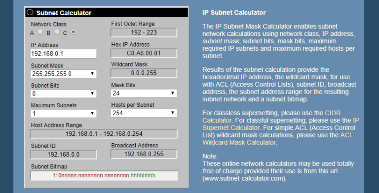10 Best Subnet Calculators Subnetting Tutorial Explained For Everyone