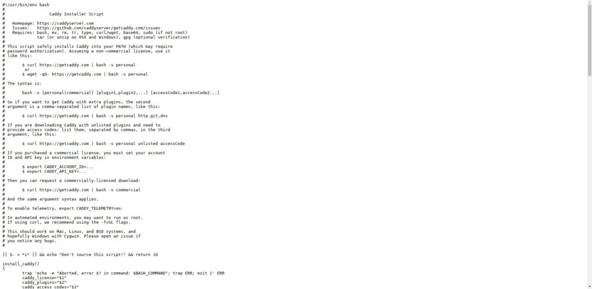 How To Install The Caddy Web Server On Linux