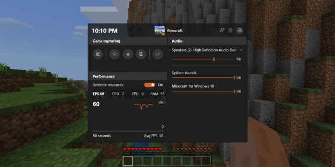 How To View Game Performance With The Game Bar On Windows 10
