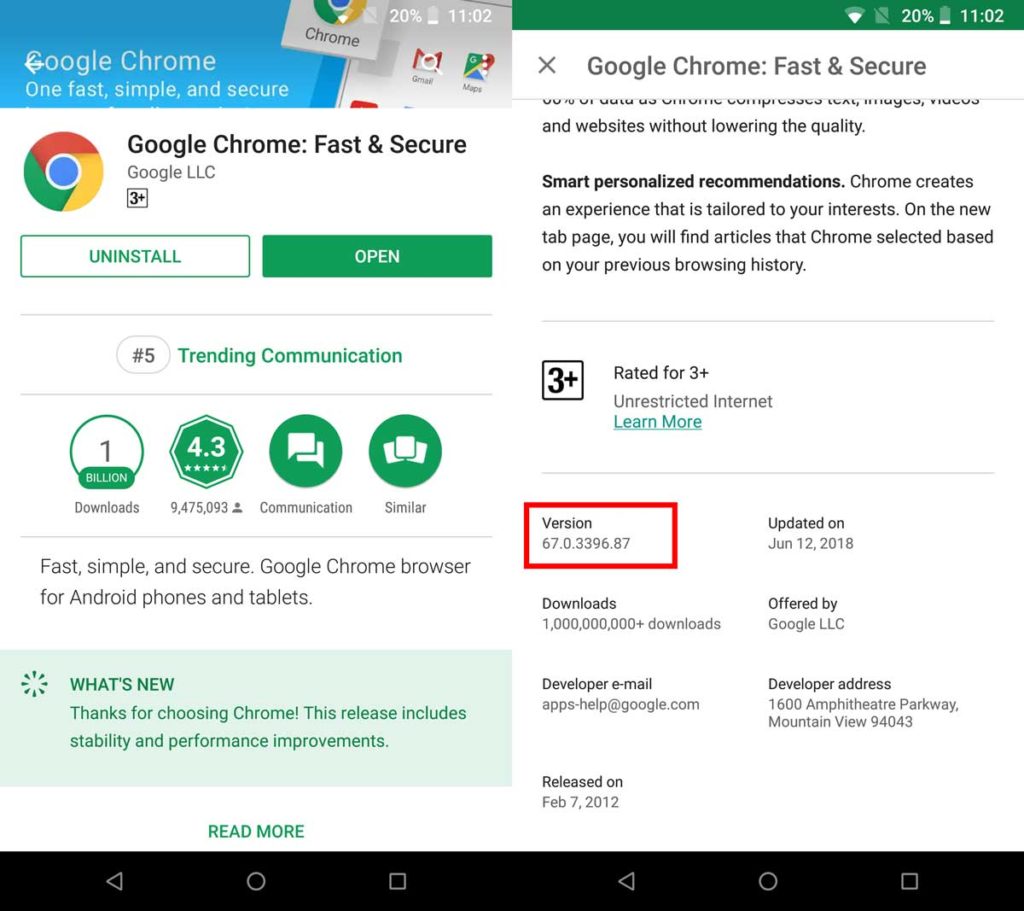 3 Ways To Find The App Version For An Installed App On Android