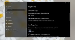 How To Enable And Disable Sticky Keys On Windows 10