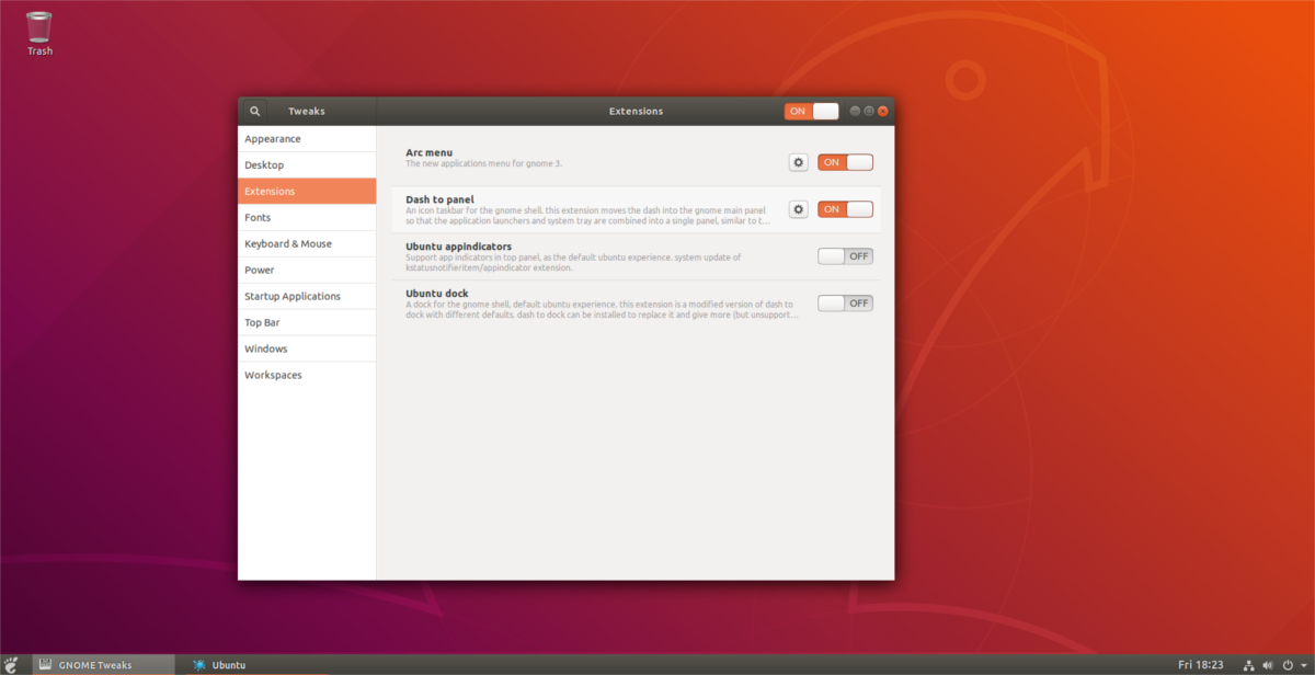 How To Make Gnome Shell Windows-like Using Dash To Panel