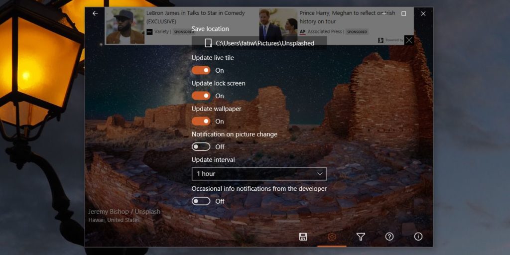 How To Automatically Set Wallpapers From Unsplash On Windows 10