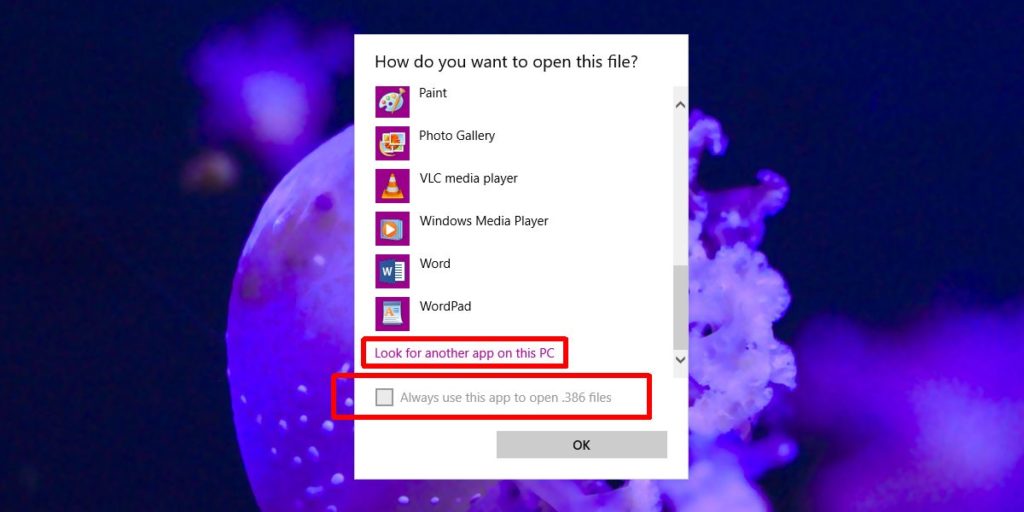 How To Set A Default App By File Type On Windows 10 1803