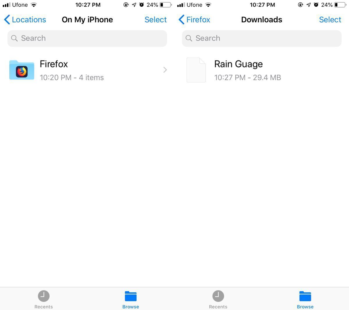 How To Download Files On iOS Via Firefox