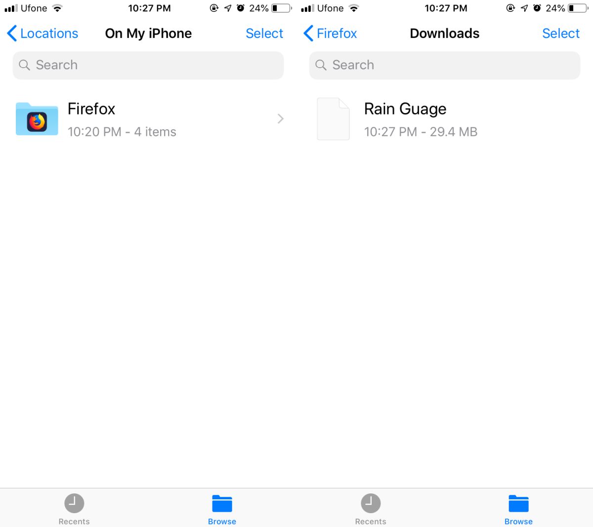 How To Download Files On iOS Via Firefox
