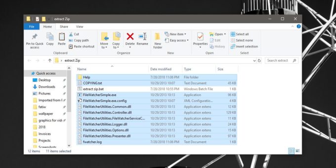How To Automatically Extract Zip Files On Windows 10