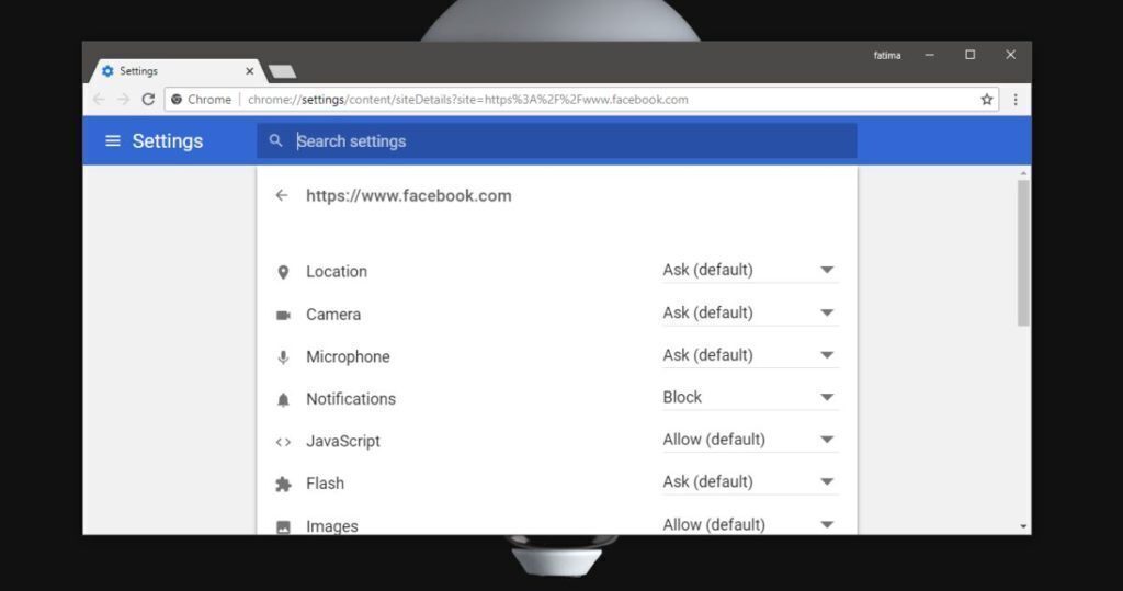 How To Manage Site Settings In Chrome