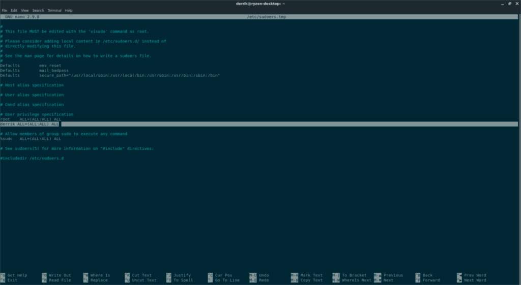 How to make edits to the sudoers file on Linux - Addictive Tips Guide