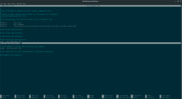 How to make edits to the sudoers file on Linux - Addictive Tips Guide