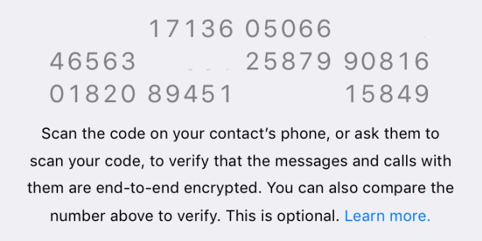 How To Verify A Whatsapp Security Code For A Contact