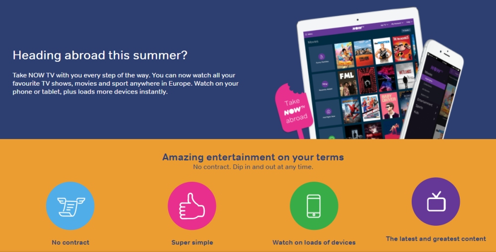 Best VPN for Now TV - Unblock and watch from outside UK