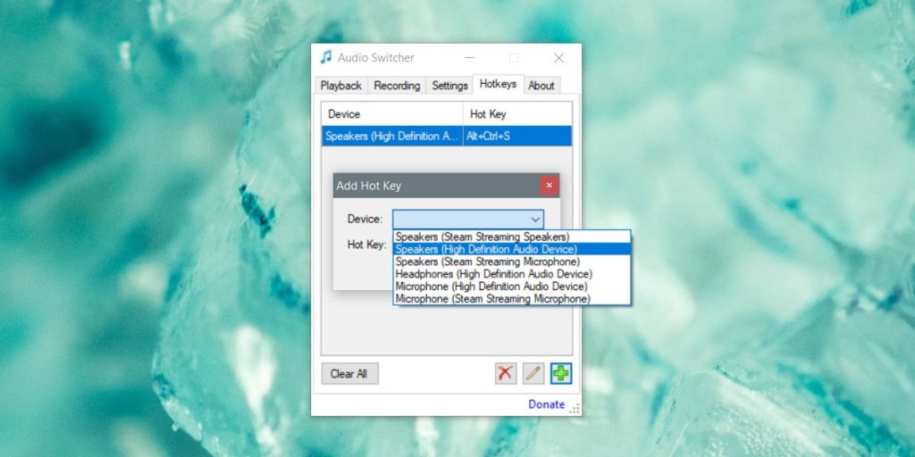 How To Switch Audio Devices With A Keyboard Shortcut On Windows 10