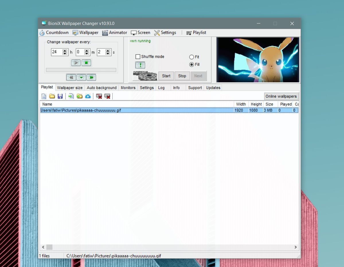 How To Set An Animated Wallpaper On Windows 10