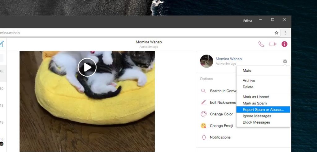 How To Report Messages On Facebook Messenger