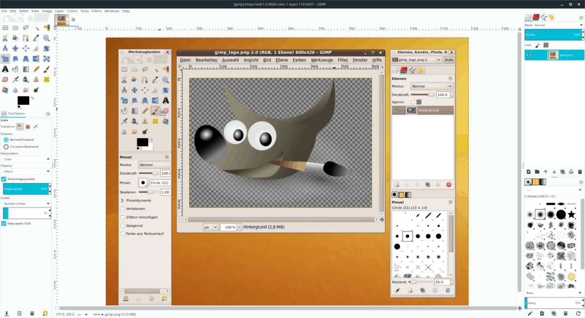 How to install the Gimp image editor on Linux