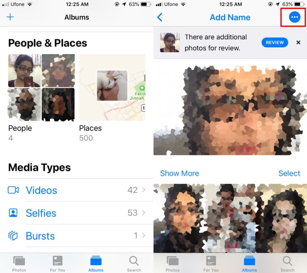 How To Remove People From Photos App On iOS 12
