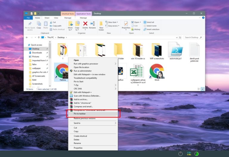 How To Rename Pinned Taskbar Items On Windows 10