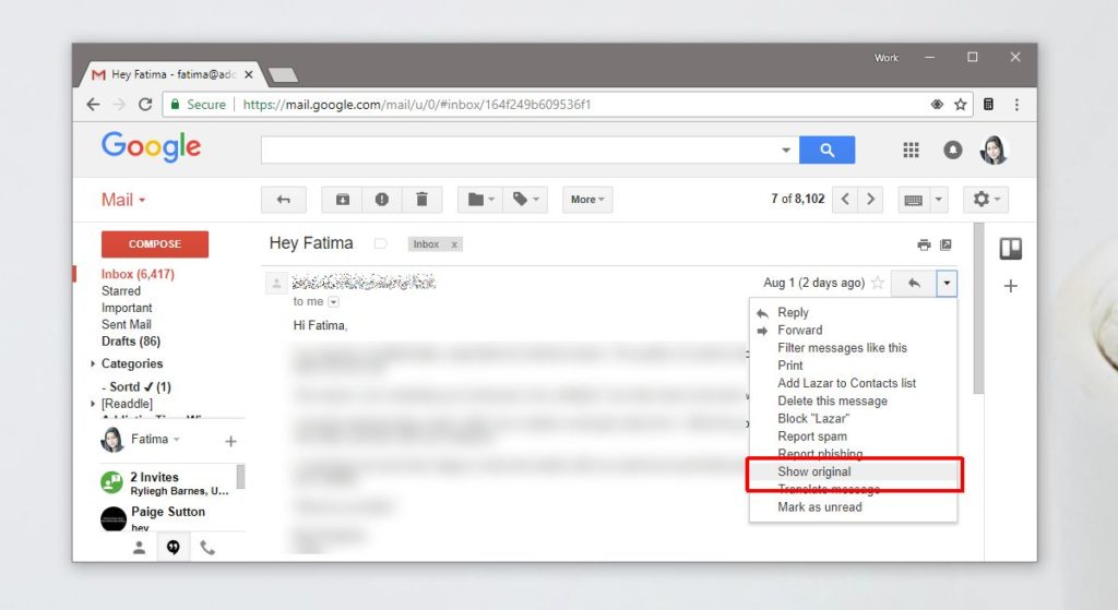 How To Save A Gmail Email As An EML File To Your Hard Drive