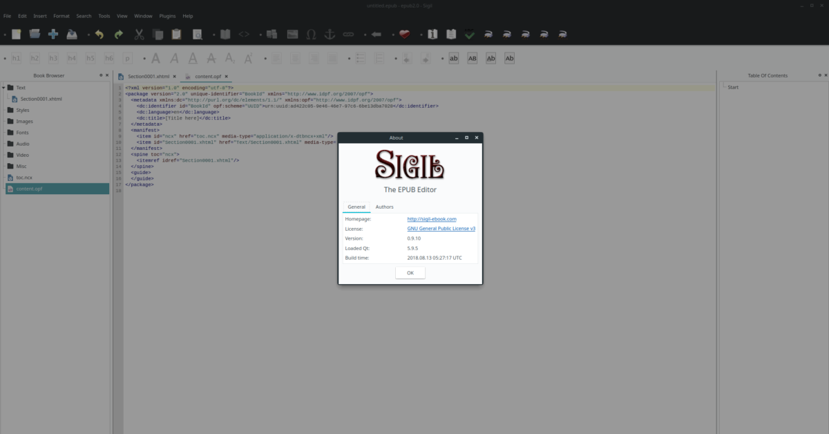 How To Install The Sigil eBook Editor On Linux