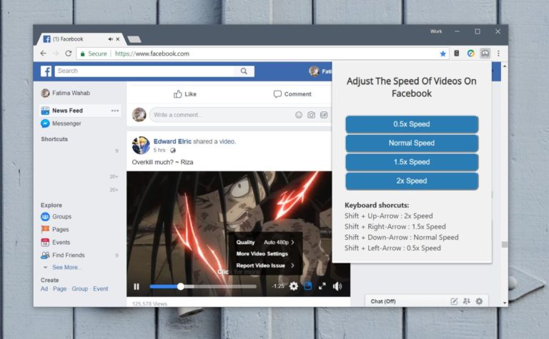 How To Control Video Playback Speed On Any Website In Chrome