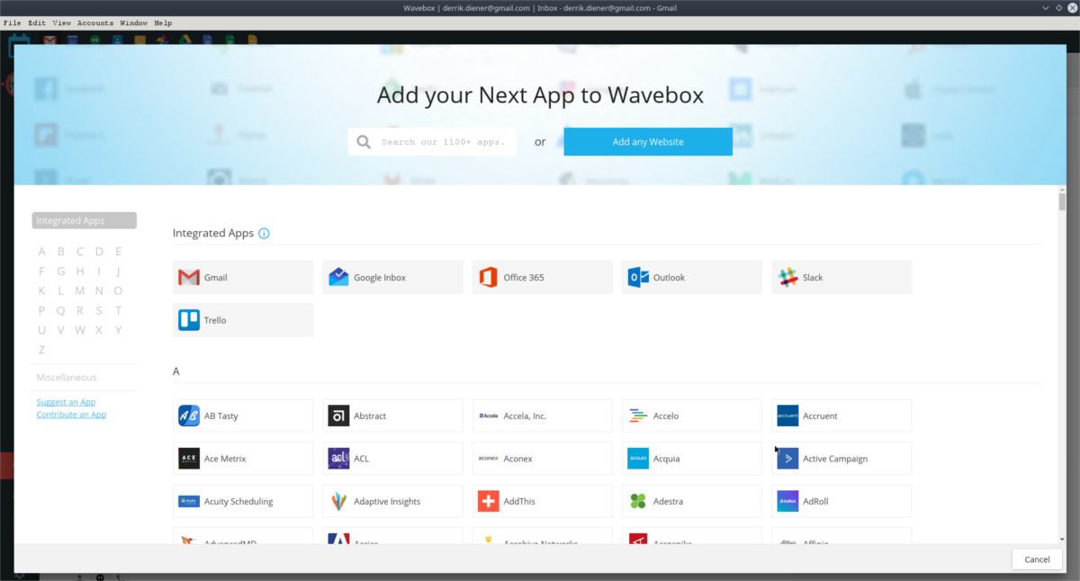 How To Run Gmail On The Linux Desktop With Wavebox