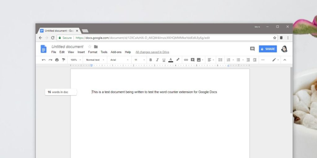 How To Get A Live Word Count In Google Docs In Chrome