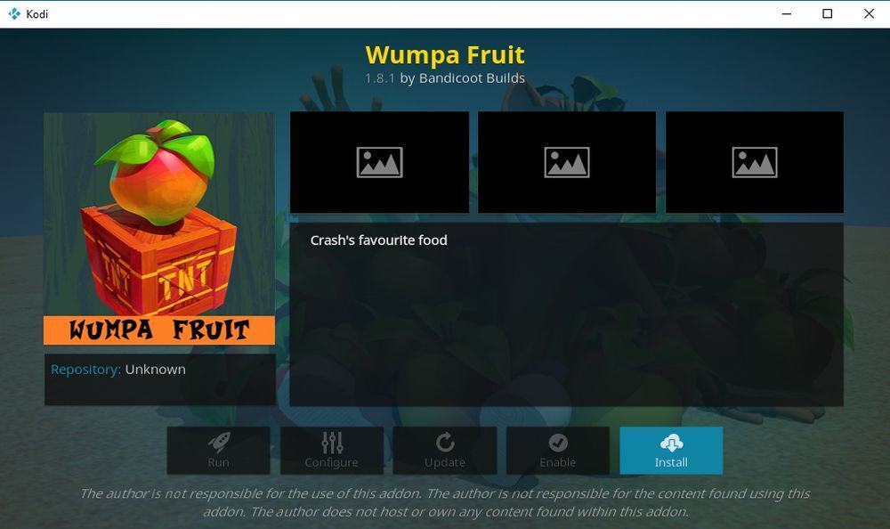 Wumpa Fruit Kodi Add-On: How to Install Wumpa Fruit