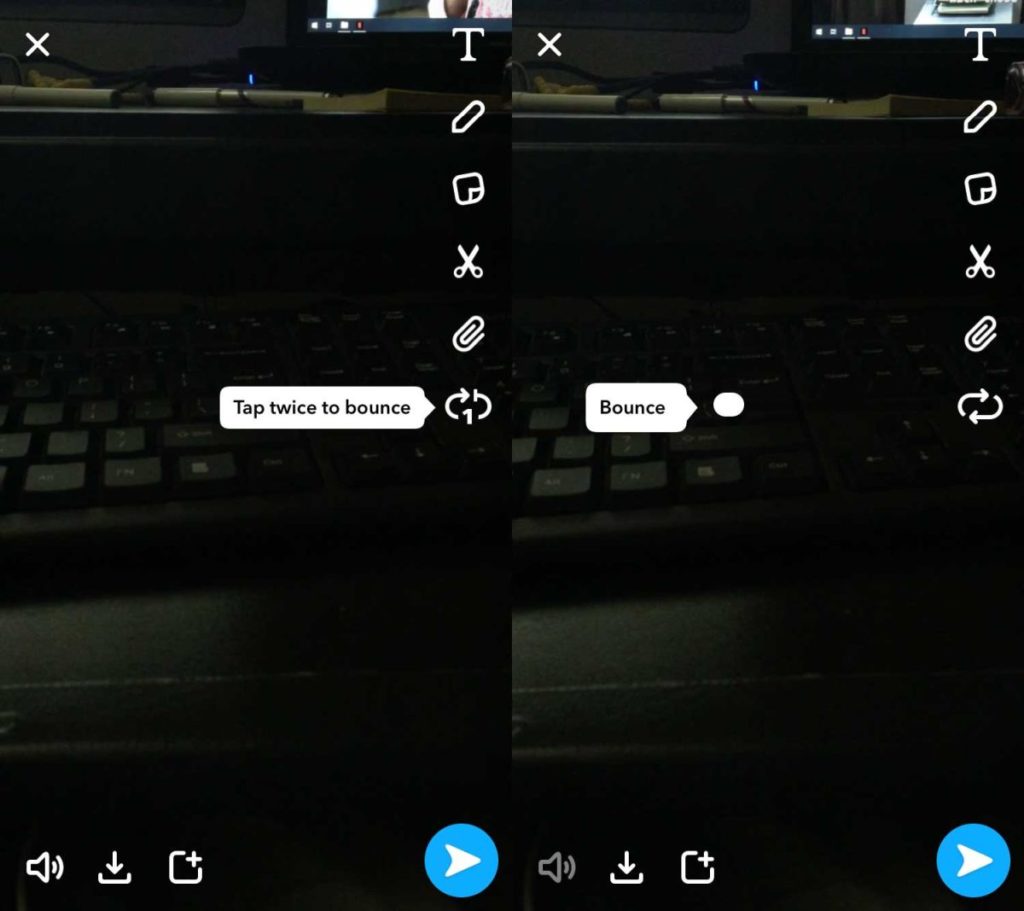 How To Loop Videos With Bounce On Snapchat