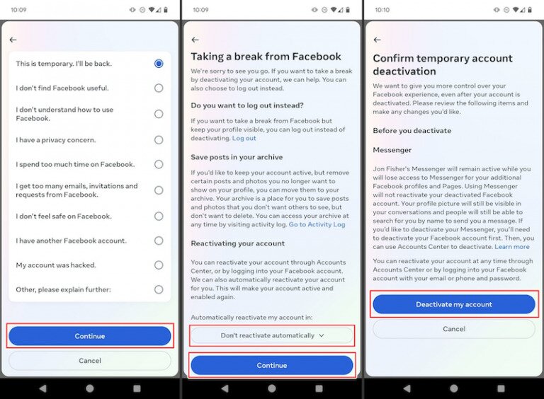How To Deactivate Facebook Messenger