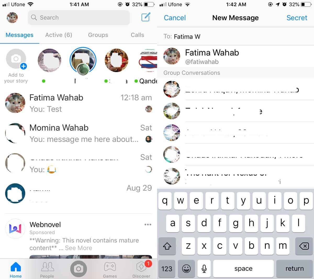 How To Send Messages To Yourself On Facebook Messenger
