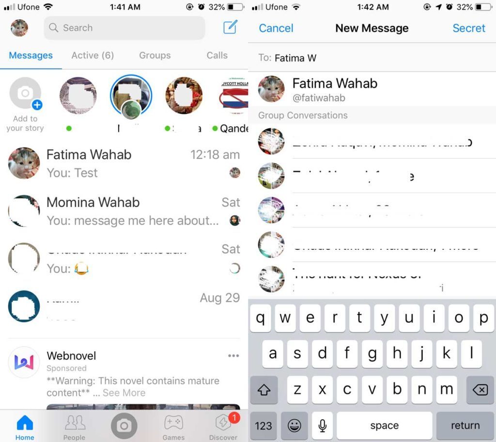 How To Send Messages To Yourself On Facebook Messenger