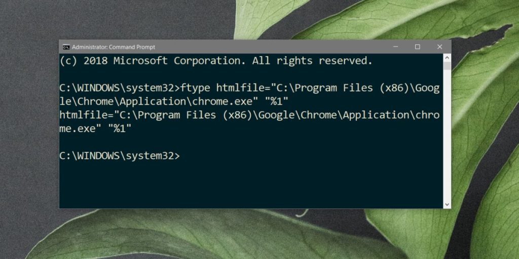 How To Set File App Association From Command Prompt On Windows 10