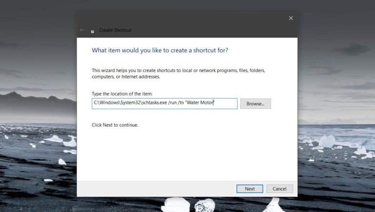 How To Create a Desktop Shortcut For Scheduled Tasks On Windows 10