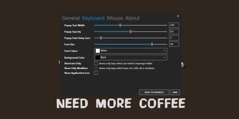 How to show keystrokes on Windows 10