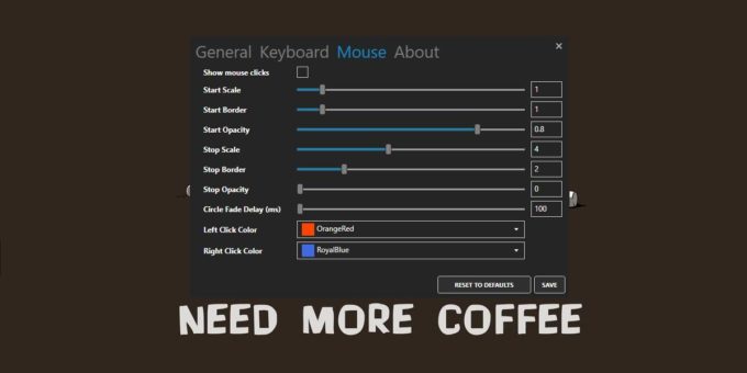 How to show keystrokes on Windows 10