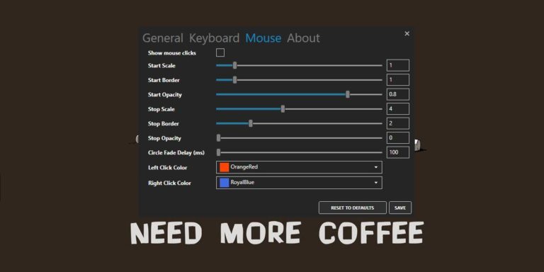 How to show keystrokes on Windows 10