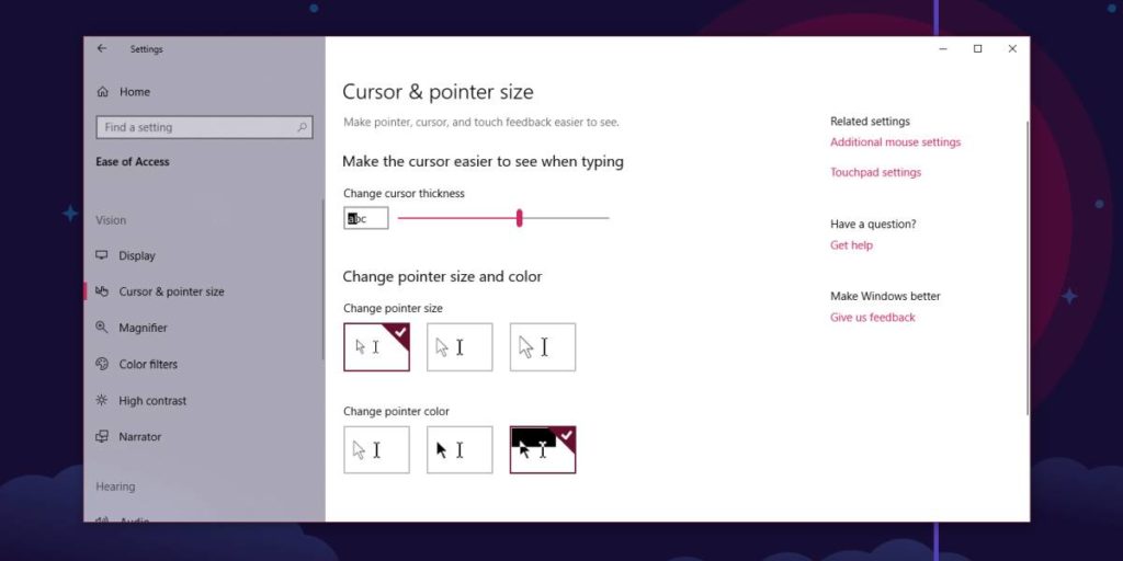 How to improve mouse pointer visibility on Windows 10
