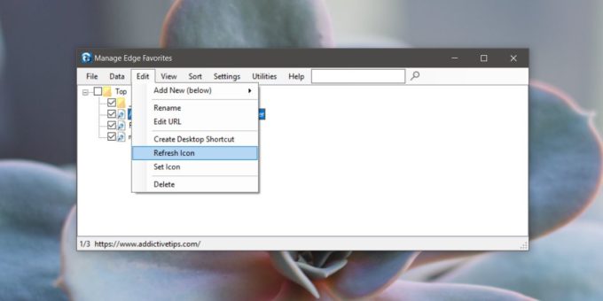 How To Refresh Bookmark Favicons In Edge On Windows 10